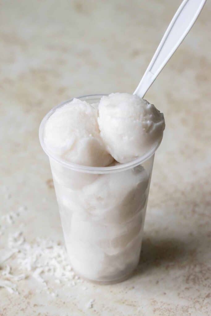 Helado de Coco - Food Metamorphosis