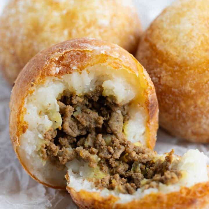 Rellenos De Papa (Puerto Rican stuffed Potato Balls)- Food Metamorphosis