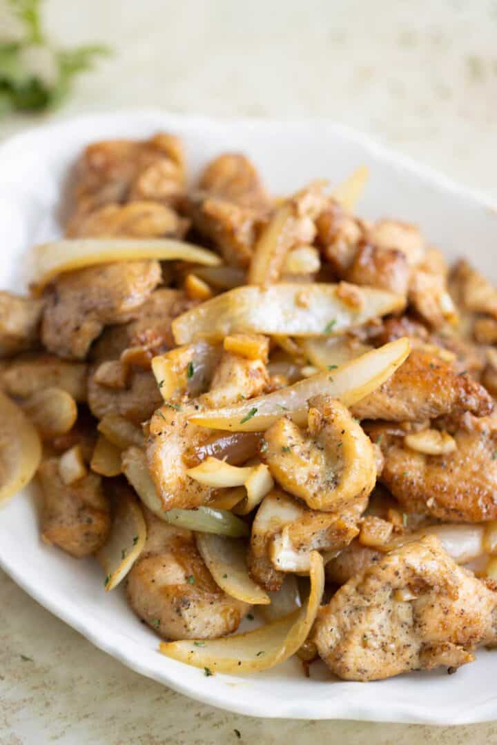 Pollo Al Ajillo (Puerto Rican Garlic Butter Chicken)- Food Metamorphosis