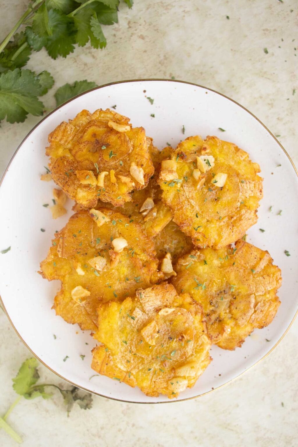 Tostones Al Ajillo- Food Metamorphosis
